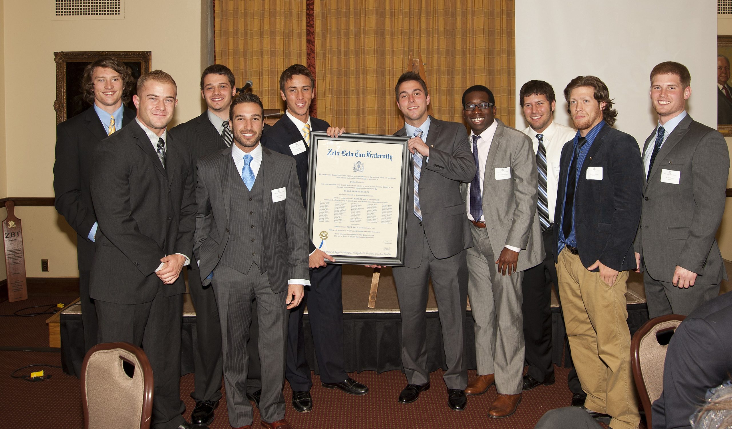 Chapter History - Zeta Beta Tau Fraternity at Purdue University